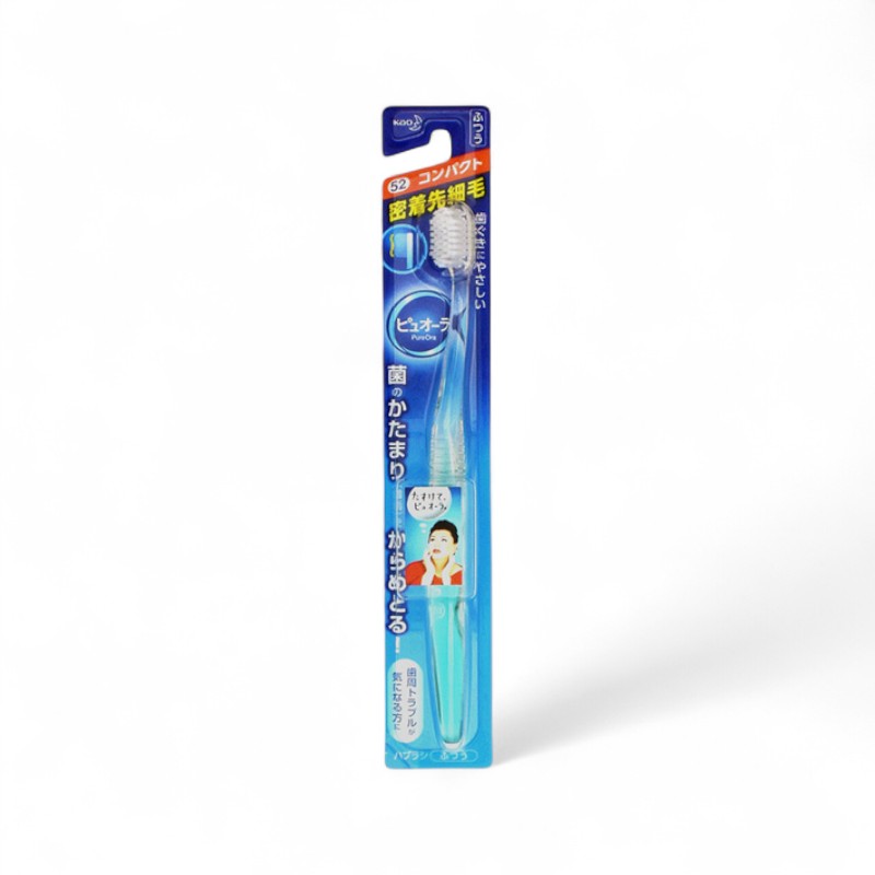 Kao PureOra Compact Head Toothbrush 1 pc - Normal - Random Color ...